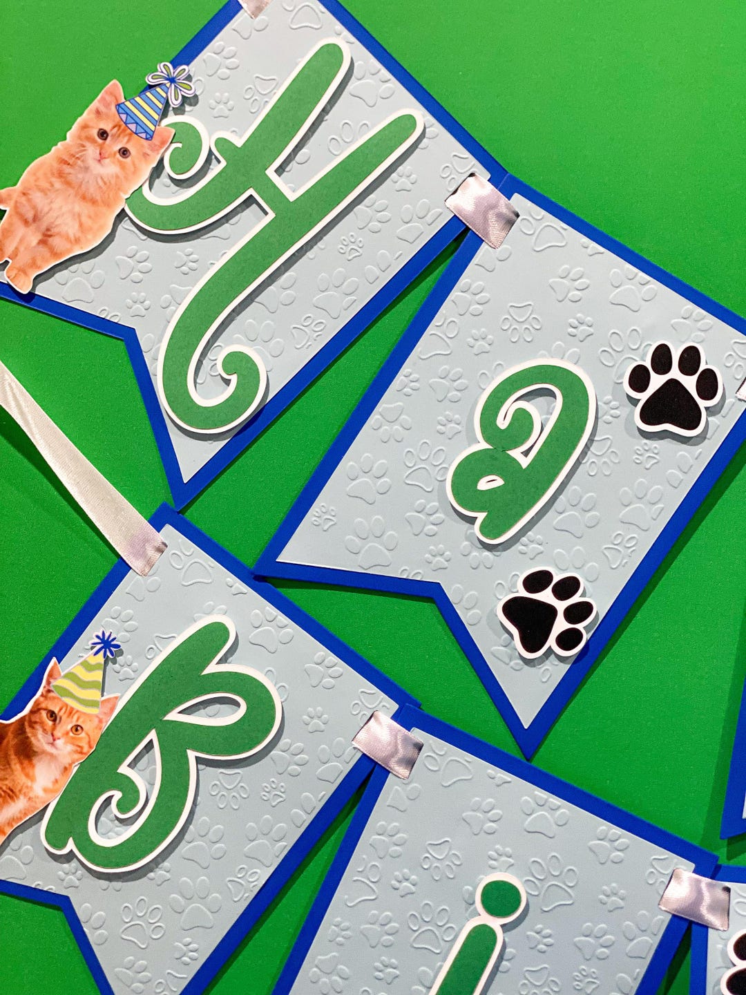 Cute Cats Theme Banner | Pets Birthday Banner | Personalized Birthday ...