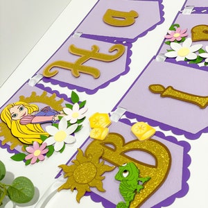 Rapunzel Banner | Disney Princesses Theme Party Decor | Princess ...