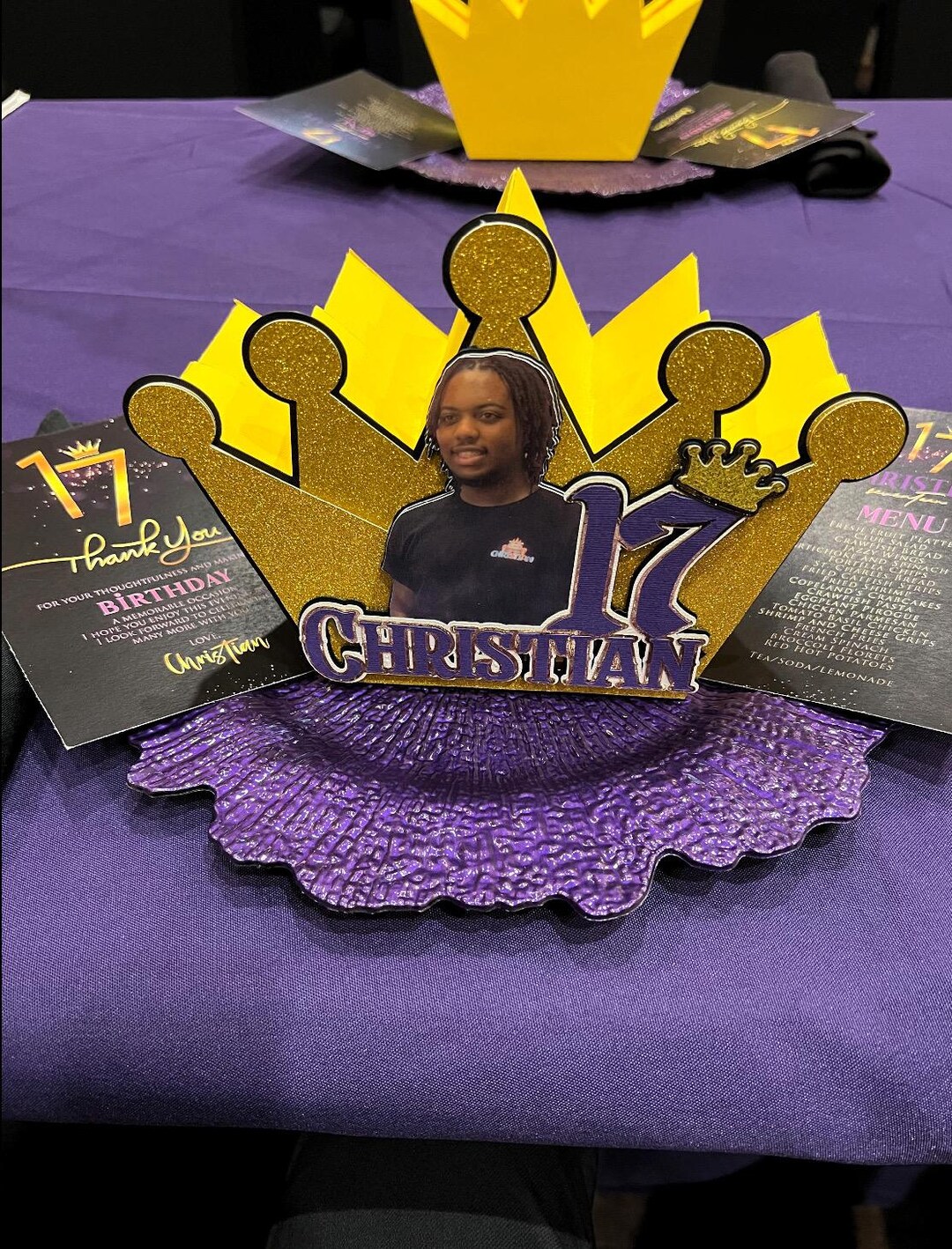 Royal Crown Theme 3D Number Fillable Box | King Party Theme | Prince ...