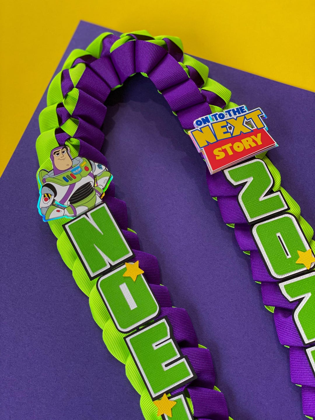 Buzz Toy Story Graduation Lei | Kindergarten Graduation Lei ...