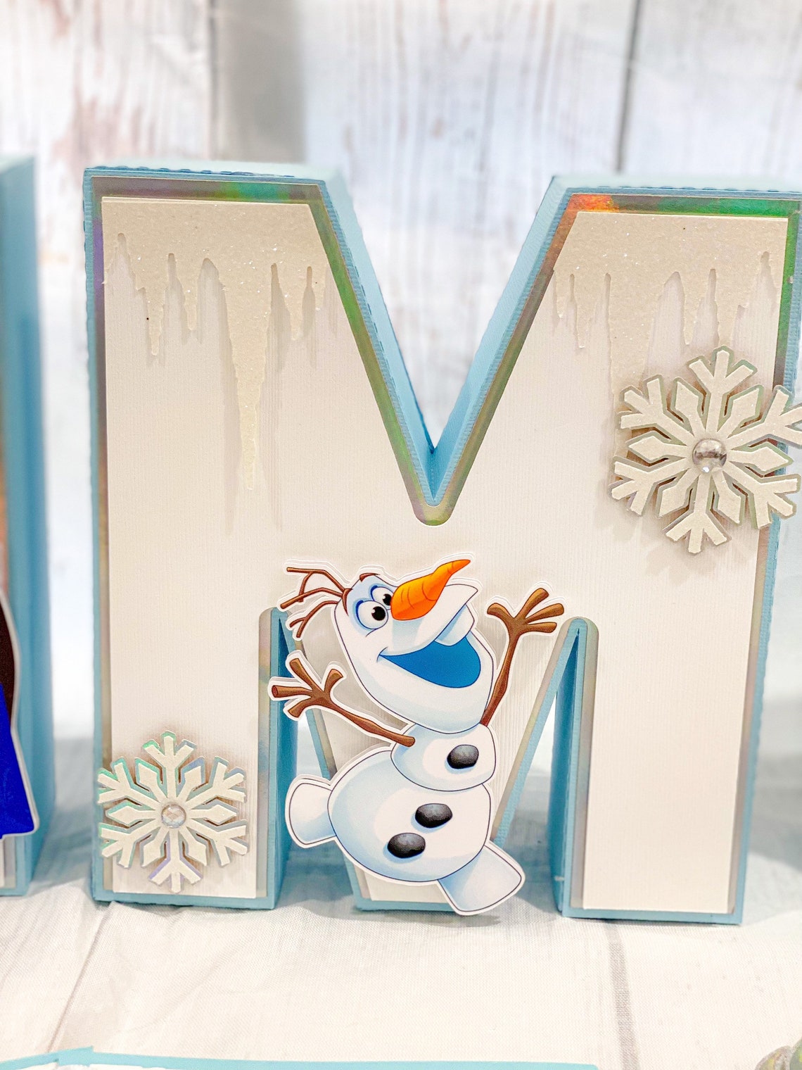 Frozen Theme 3D Letters | Frozen Elsa Party Theme | Frozen Birthday ...