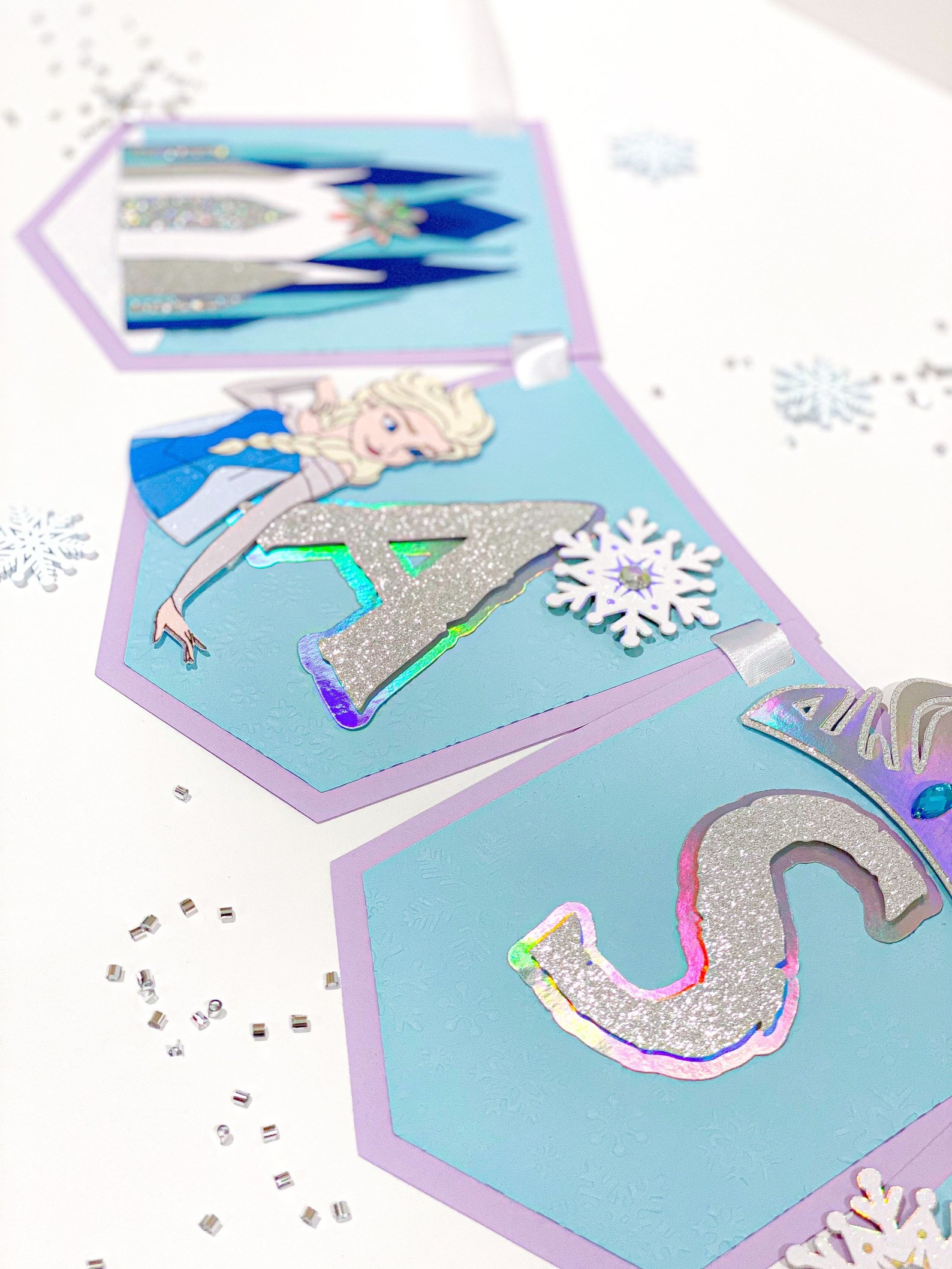 Frozen Happy Birthday Banner | Elsa Princess Theme Party | Olaf ...