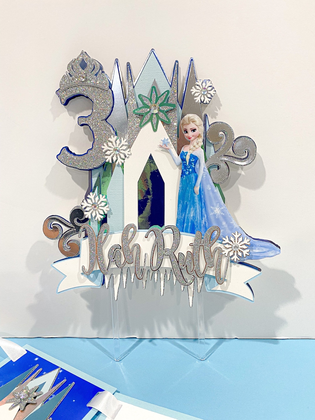Frozen Elsa Cake Topper Princess Theme Party Frozen Princess Birthday ...