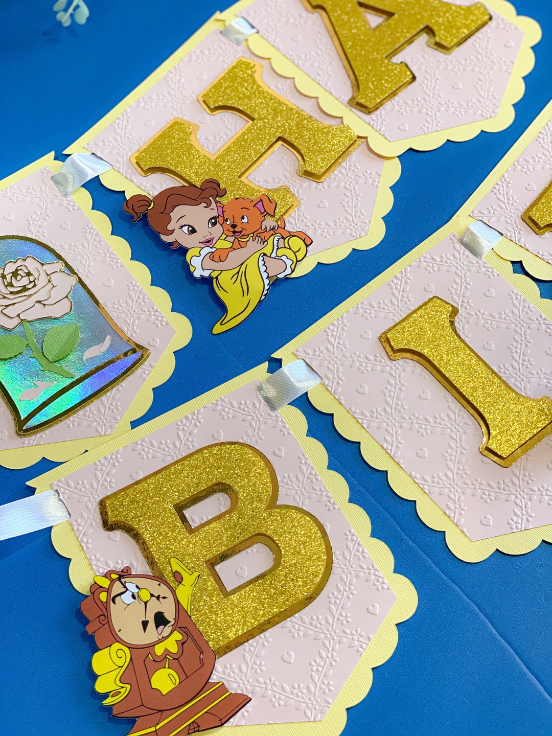 Beauty and the Beast Baby Princess Belle Banner | Disney Baby Princess ...