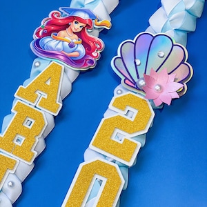 Ariel Little Mermaid Graduation Lei | Kindergarten Graduation Lei ...