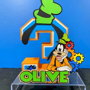 Large Goofy Theme 3D Letters or Numbers | Goofy Party Theme | Goofy ...