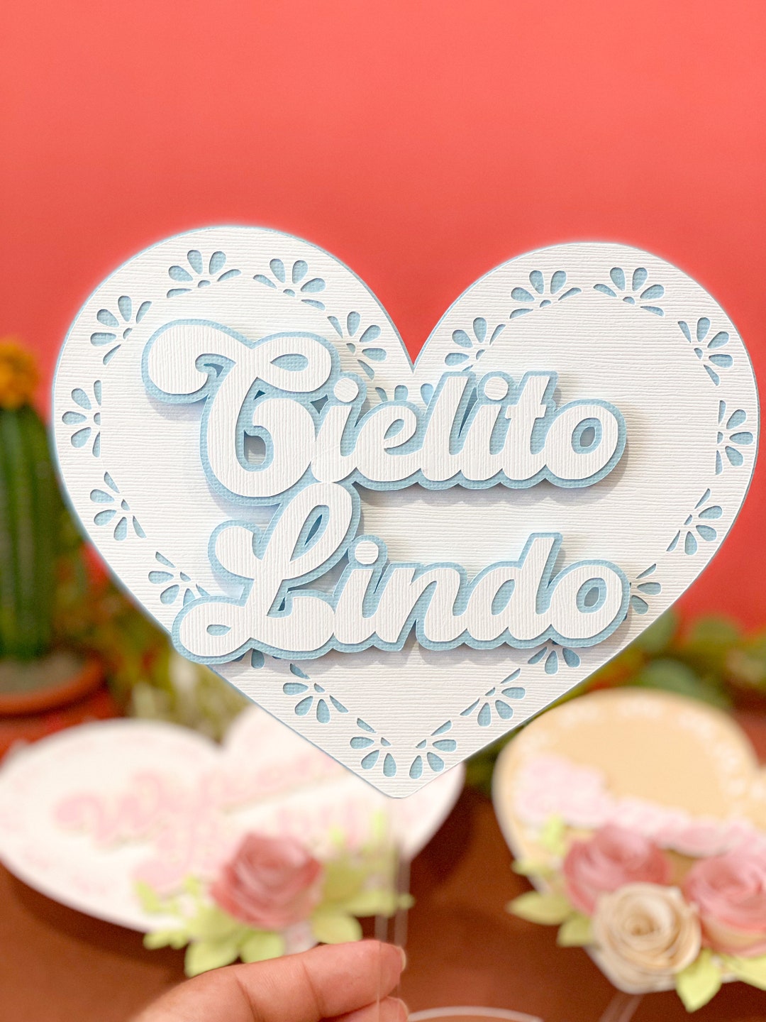 Cielito Lindo | Talavera Topper | Traditional Mexican Theme Cake Topper ...