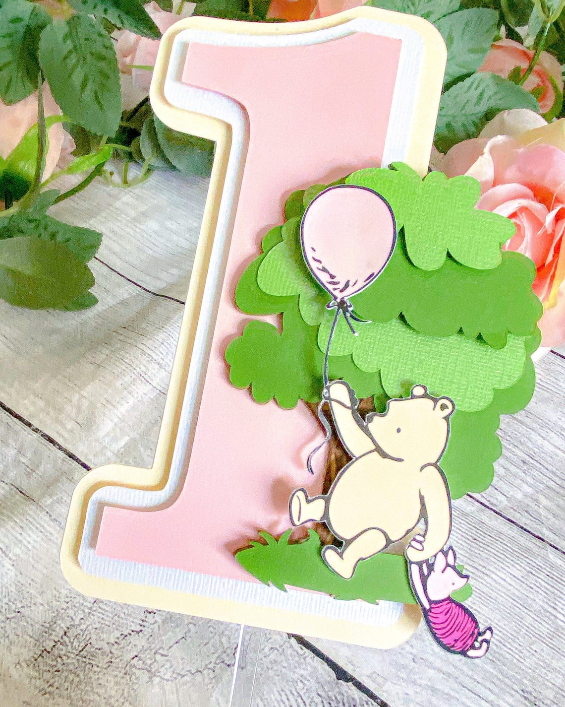 Winnie the Pooh Cake Topper One Cake Topper Winnie the | Etsy