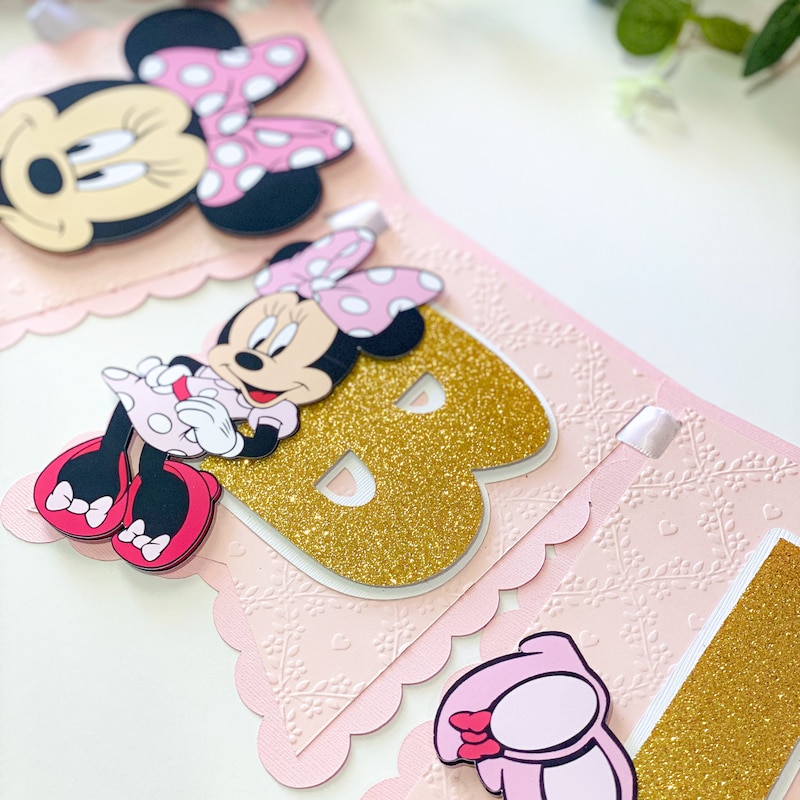 Minnie Mouse Banner - Etsy