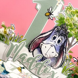 Blue Eeyore Winnie the Pooh Cake Topper Baby Shower Cake Topper Winnie ...