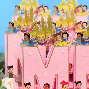 Baby Princess 3D Letters | Baby Princesses Party Theme | Princess ...