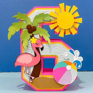Pool Party Theme 3D Letters | Summer Beach Party Theme | Surfer ...