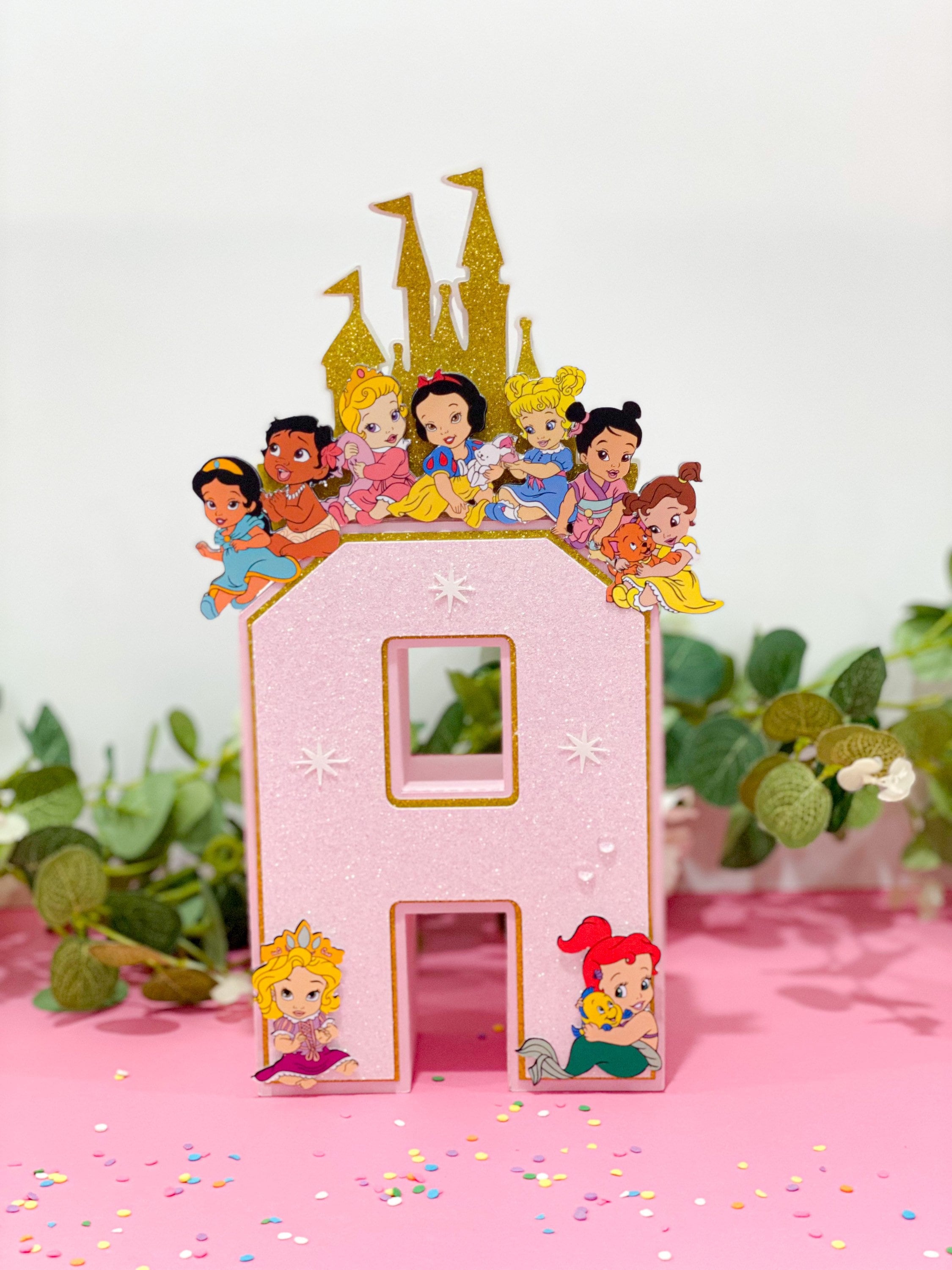 Baby Princess 3D Letters Baby Princesses Party Theme - Etsy