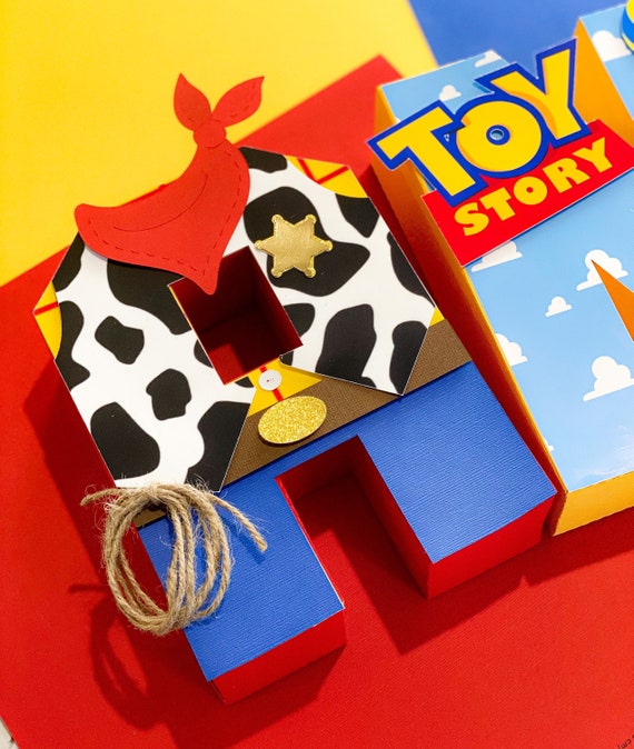 Toy Story Theme 3D Letters Toy Story Party Theme Woody - Etsy
