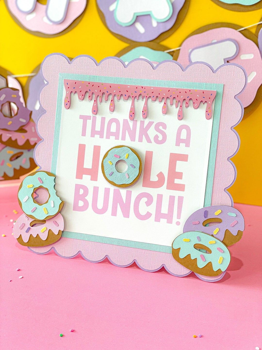 Donut Table Sign | Donut Sweet Treats Theme Party | Sweet Treats ...
