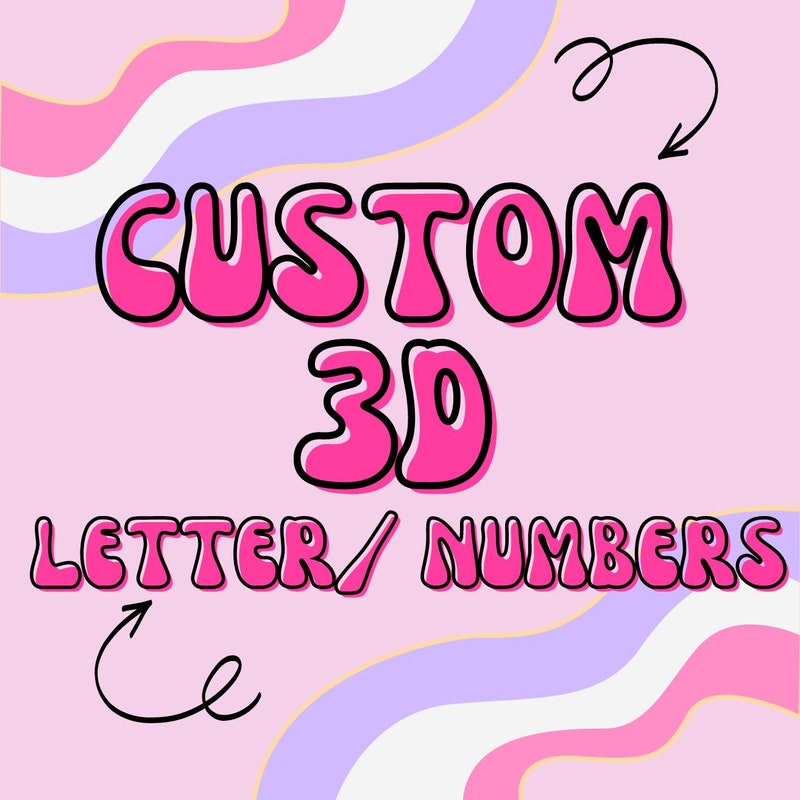 3d Numbers - Etsy