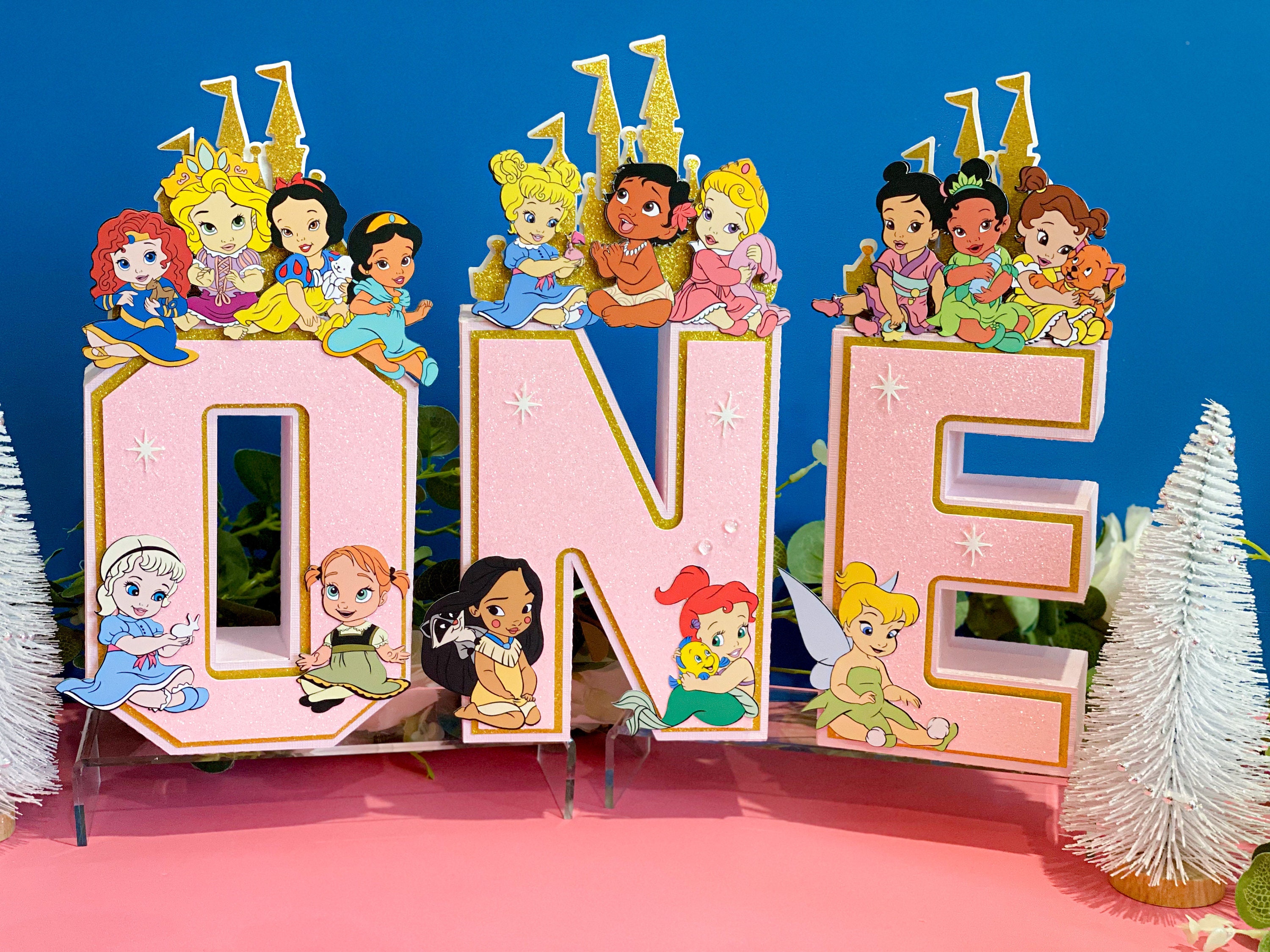 Baby Princess 3D Letters | Baby Princesses Party Theme | Princess ...