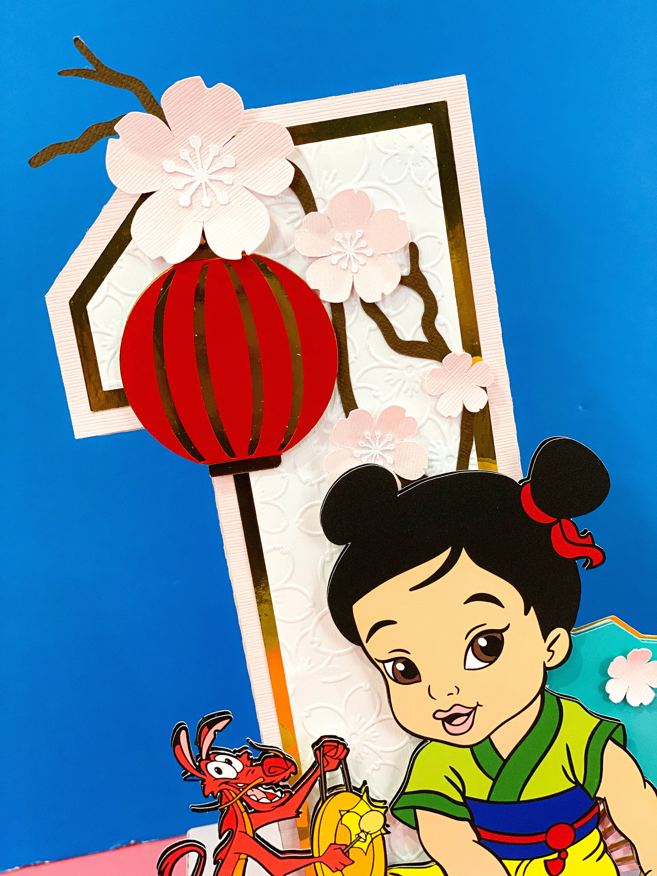 Large Baby Mulan 3D Letters or Numbers With Name | Mulan Party Theme ...