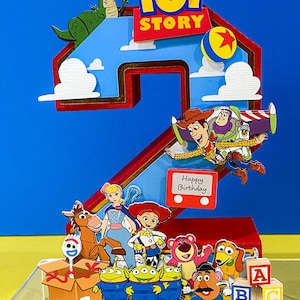Toy Story Theme 3D Letters or Numbers | Toy Story Theme | Woody Buzz ...