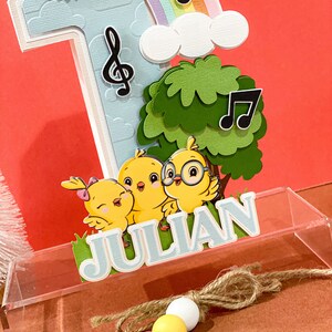 Retro Boho Canticos Theme 3D Letters | Canticos Pollitos Party Theme ...