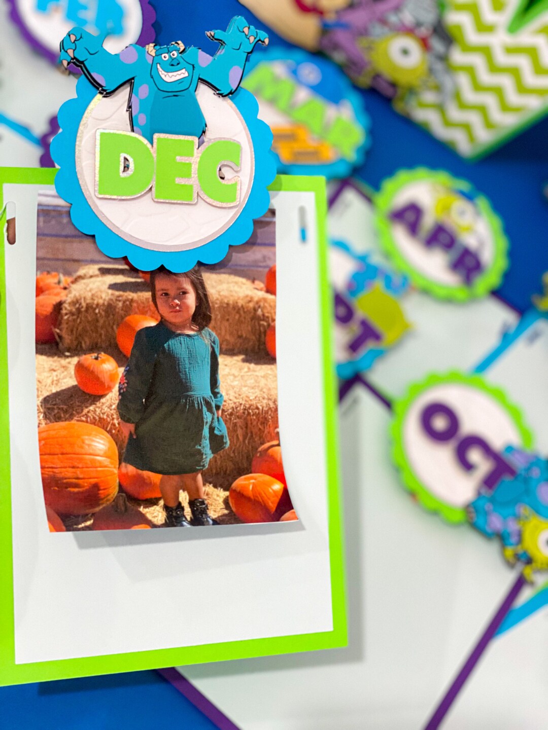 Monsters Inc Birthday Photo Banner | Graduation Party Decor |yearly ...