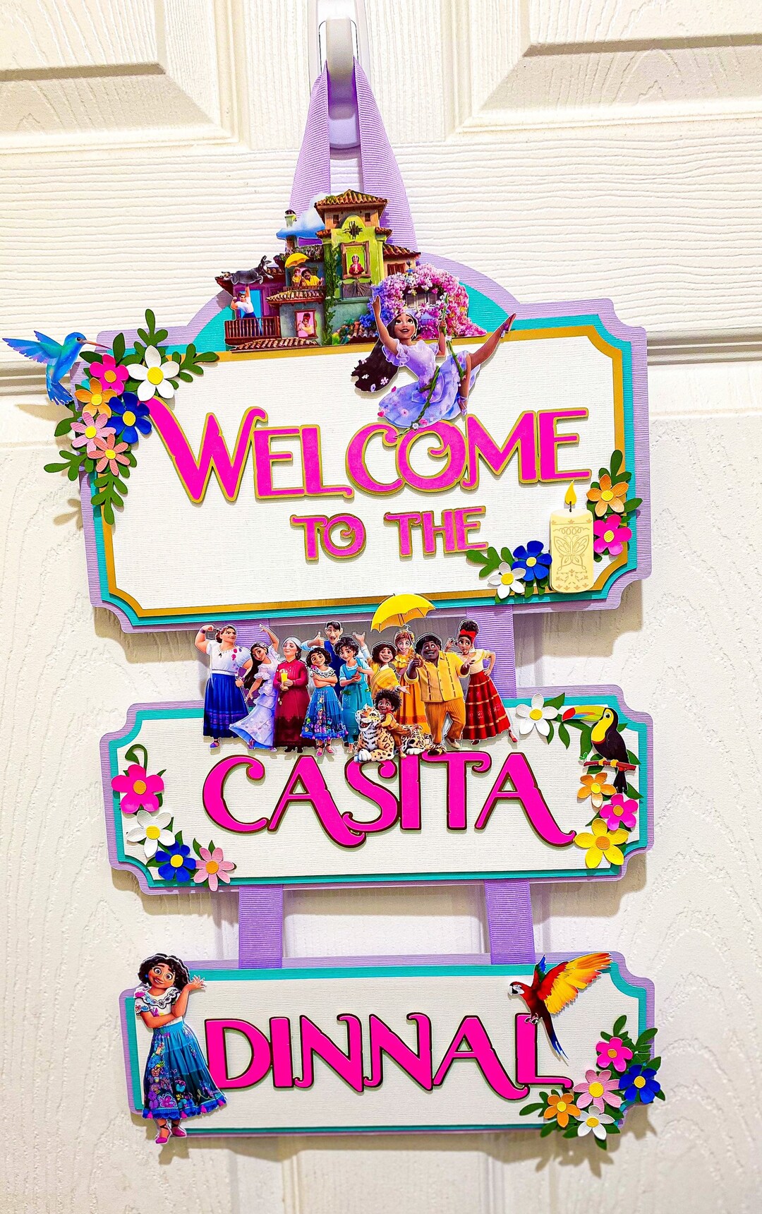 Encanto Birthday Sign | Encanto Theme Party | Encanto Birthday Welcome ...