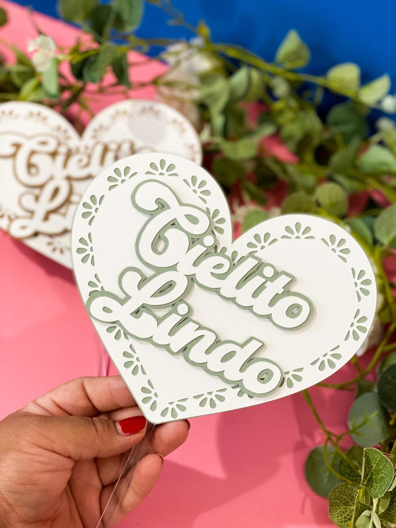 Cielito Lindo | Talavera Topper | Traditional Mexican Theme Cake Topper ...