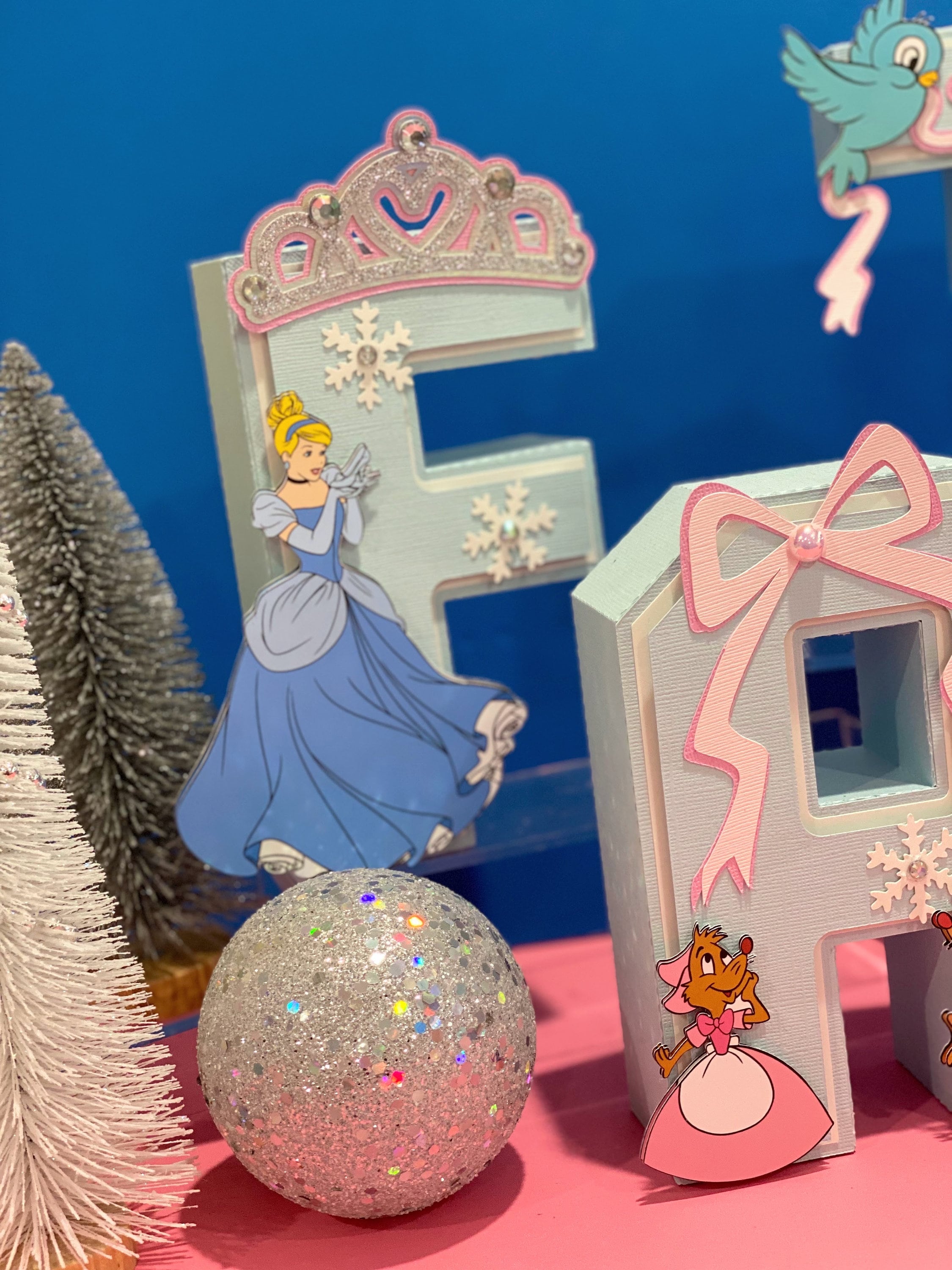 Cinderella Princess Theme 3D Letter | Princess Party Theme | Princess ...