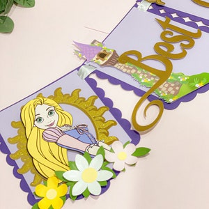 Rapunzel Banner | Disney Princesses Theme Party Decor | Princess ...
