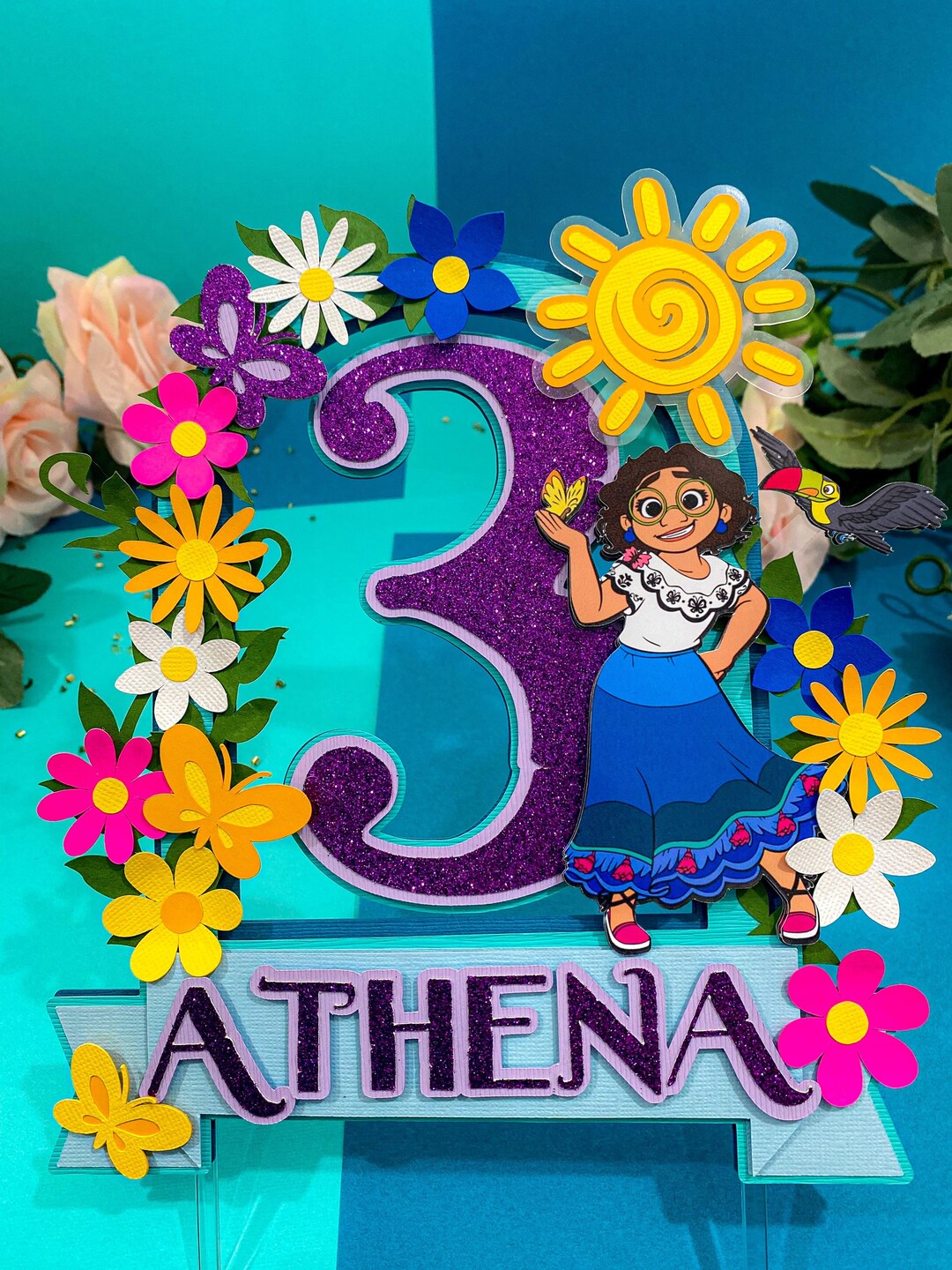 Encanto Princess Cake Topper | Princess Theme Party | Encanto Mirabel ...