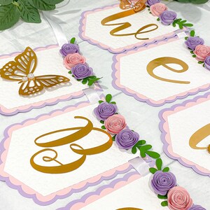 Butterfly Theme Banner | Butterfly Floral Theme Party | Butterfly Baby ...