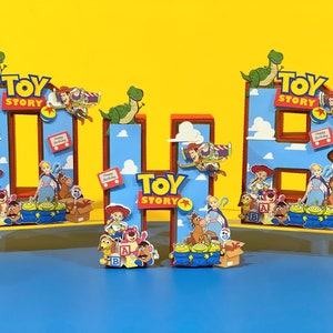 Toy Story Theme 3D Letters | Toy Story Party Theme | Woody & Buzz ...