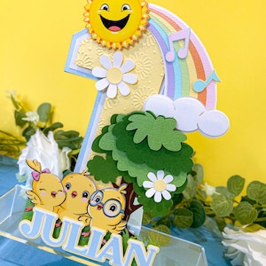 Canticos Theme 3D Letters | Canticos Pollitos Party Theme | Pastel ...