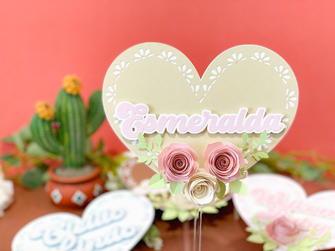 Pink Talavera Cake | Talavera Topper | Traditional Mexican Theme Cake ...