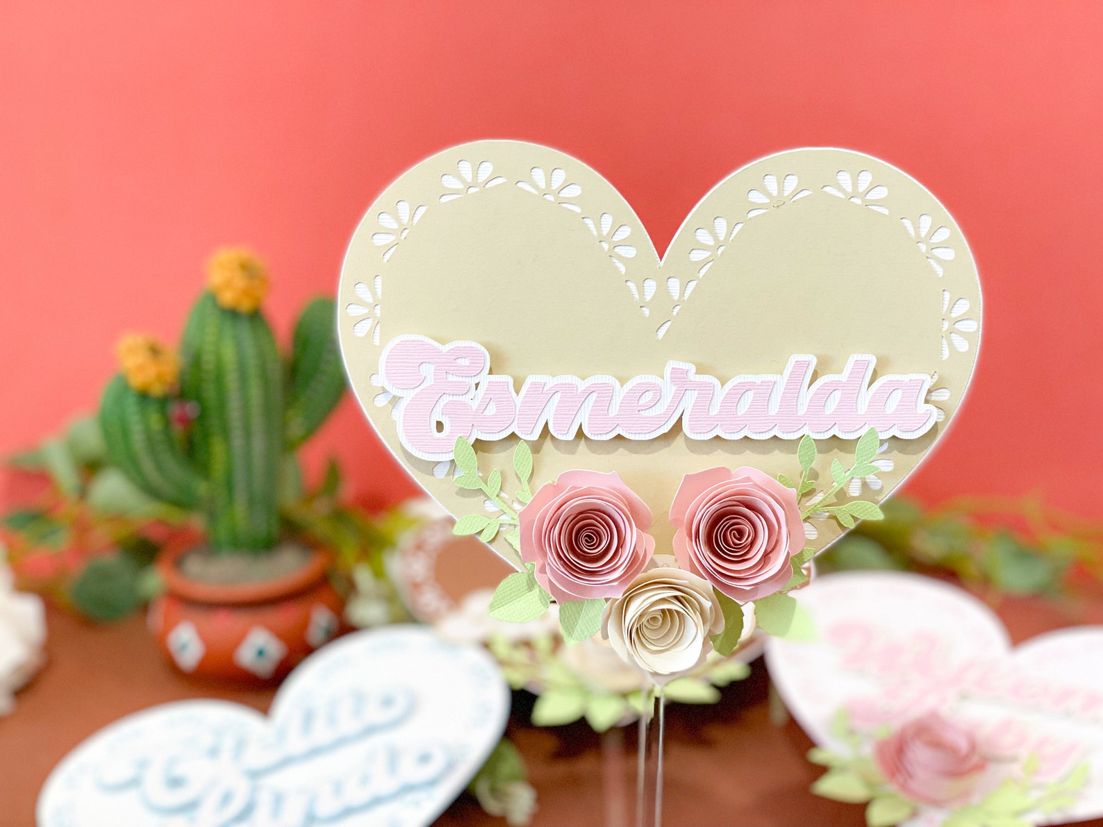Cielito Lindo | Talavera Topper | Traditional Mexican Theme Cake Topper ...