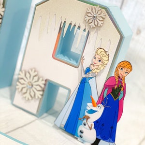 Frozen Theme 3D Letters | Frozen Elsa Party Theme | Frozen Birthday ...