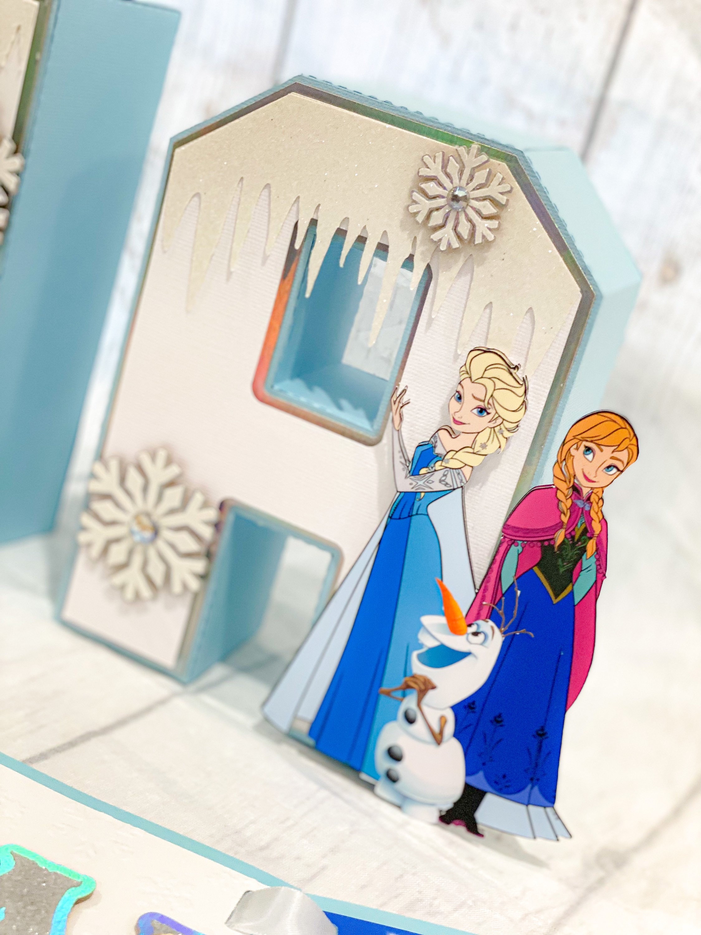 Frozen Theme 3D Letters | Frozen Elsa Party Theme | Frozen Birthday ...