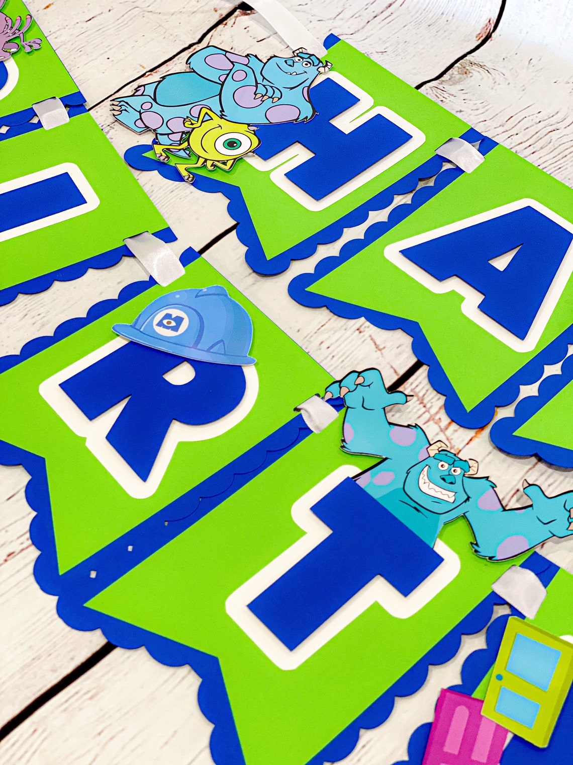 Monsters Inc Banner | Monsters Inc Theme Party | Monsters Inc Birthday ...