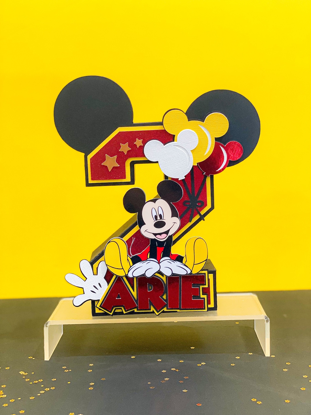 Mickey Theme 3D Letters | Mickey Party Theme | Mickey Birthday ...