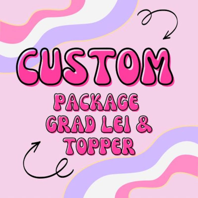 Grad Lei and Cap - Etsy