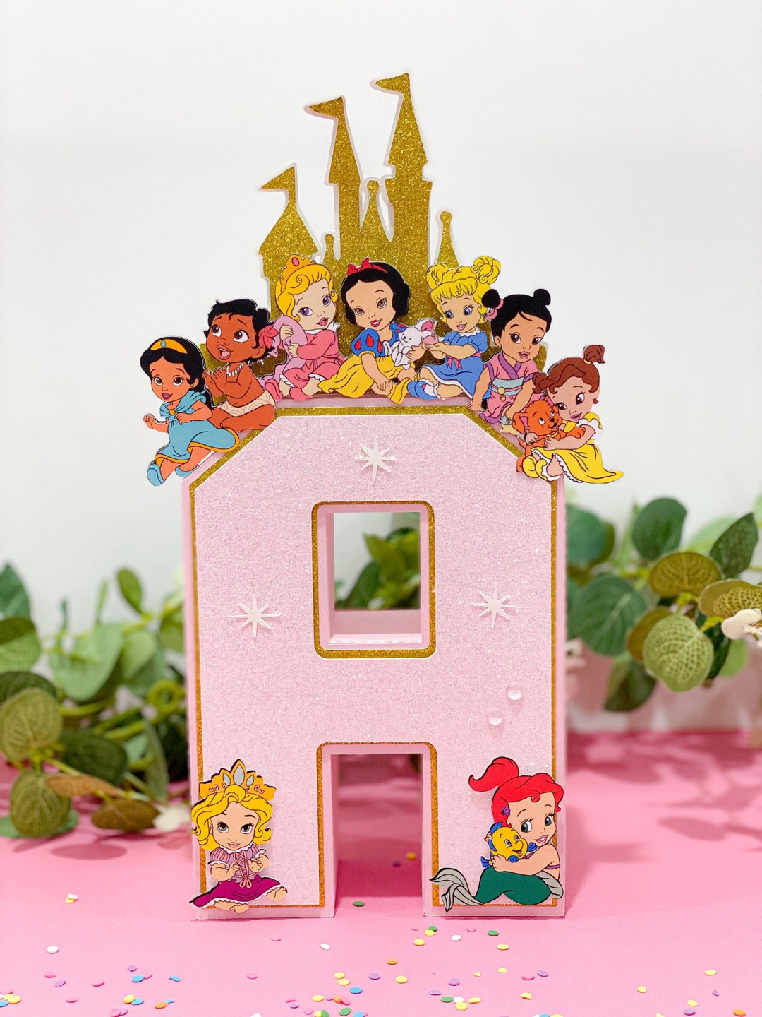 Baby Princess 3D Letters Baby Princesses Party Theme Princess Birthday ...