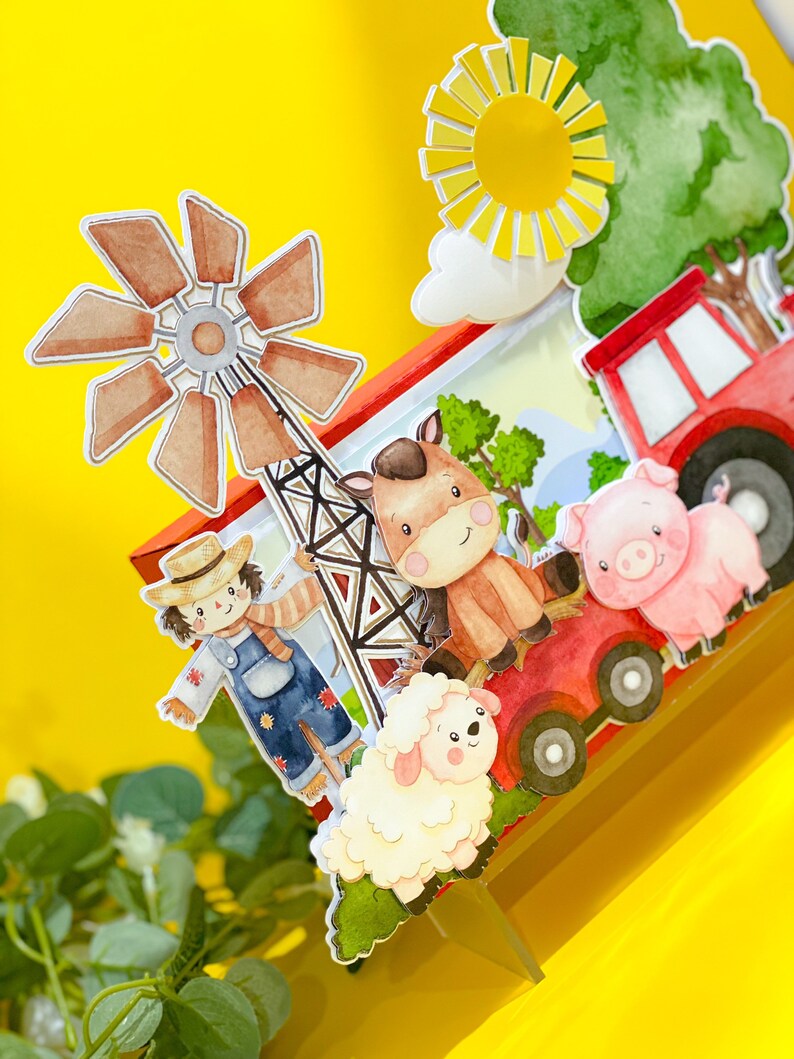 Farm Theme 3D Letters Barnyard Cowboy Party Theme Farmyard - Etsy