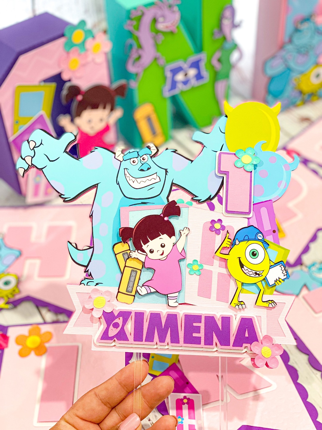 Cumpleaños temático de Monsters Inc / Cumpleaños personalizado / Fiesta ...