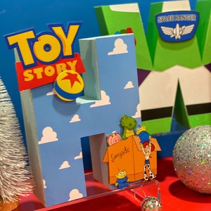 Toy Story Theme 3D Letters Toy Story Party Theme Woody & Buzz Birthday ...