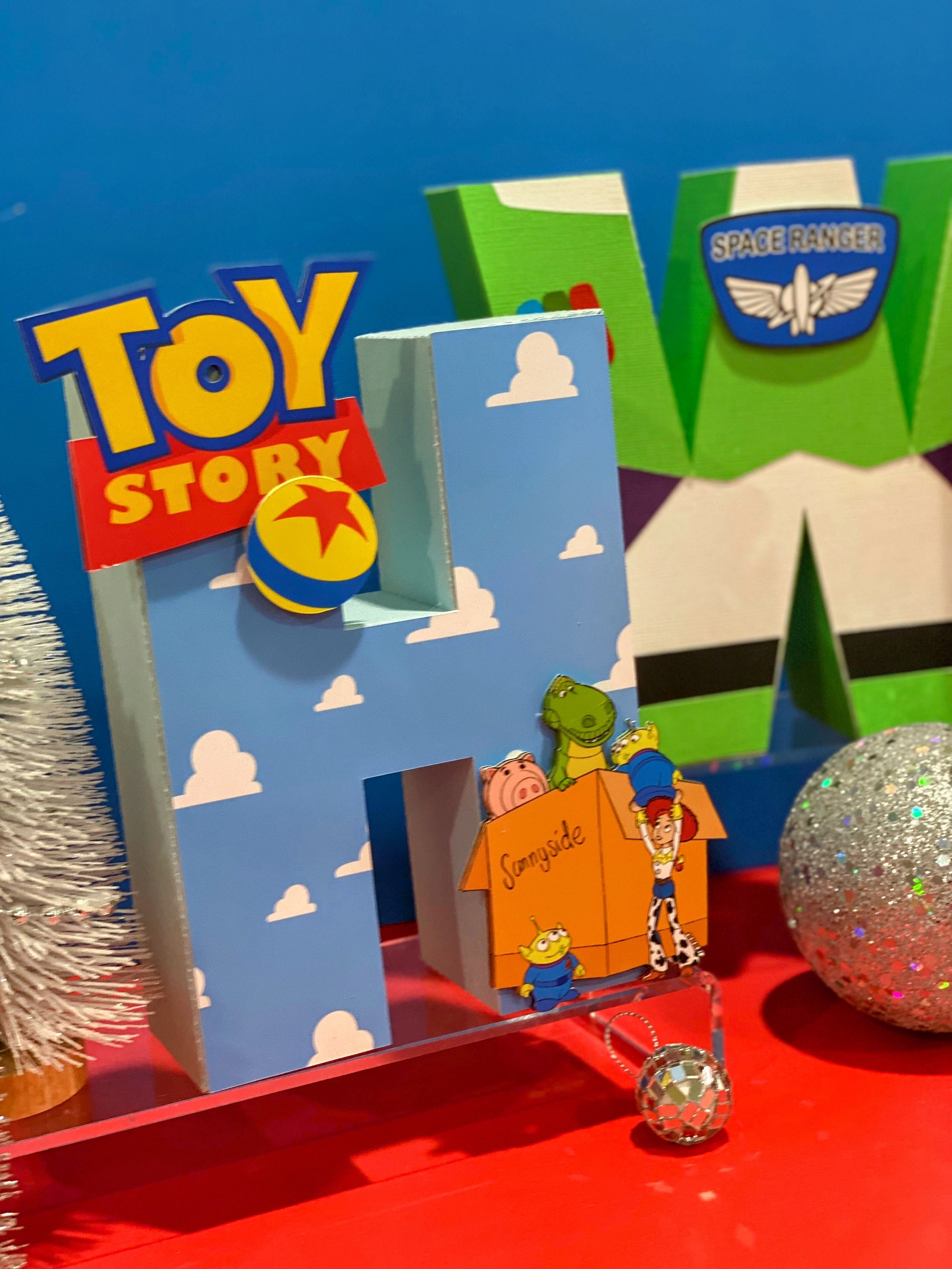 Toy Story Theme 3D Letters | Toy Story Party Theme | Woody & Buzz ...
