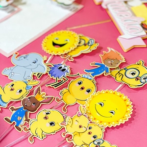 Set of 12 Cupcake Toppers | Canticos Theme Party | Canticos Birthday ...