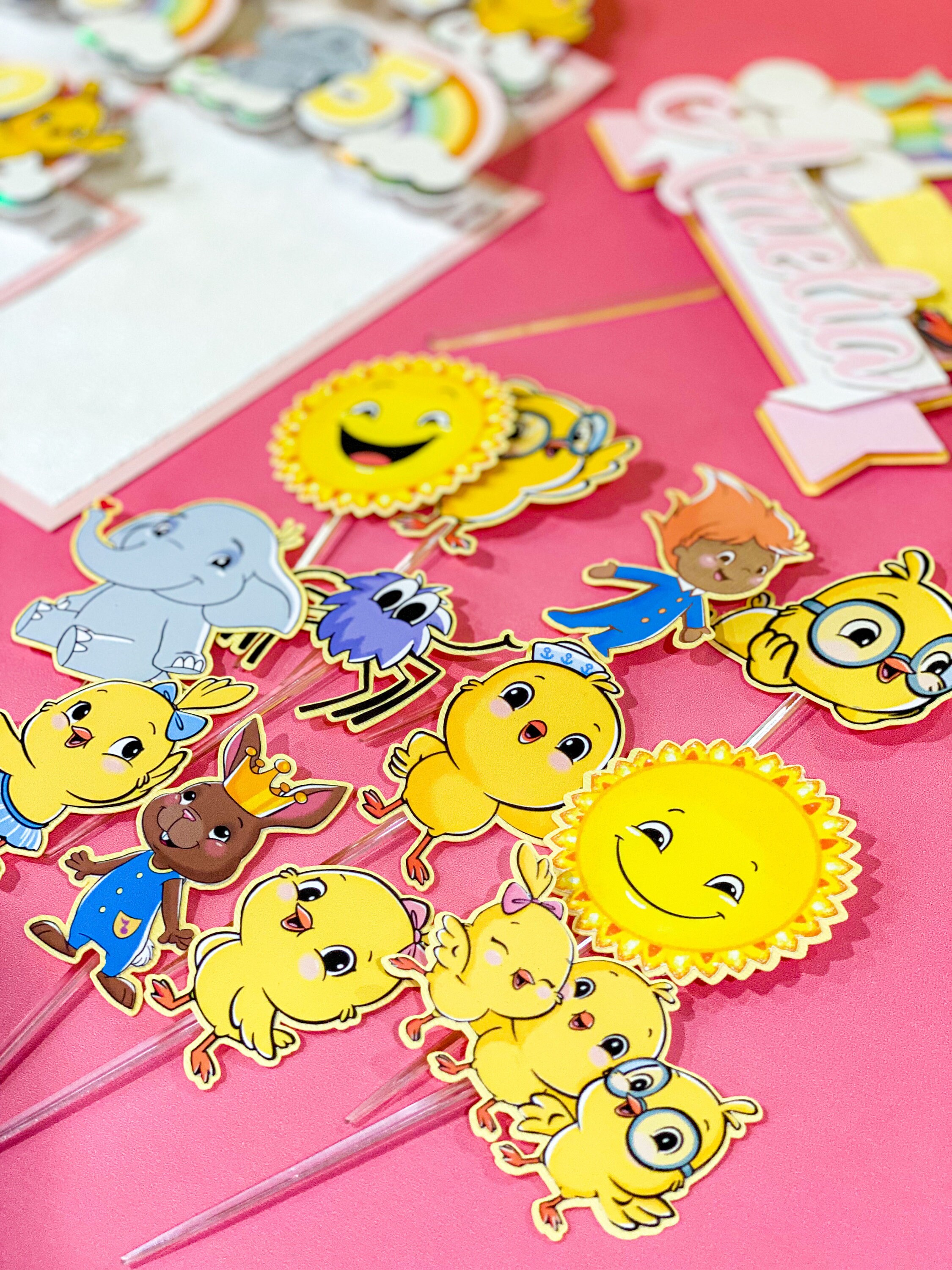 Set of 12 Cupcake Toppers | Canticos Theme Party | Canticos Birthday ...