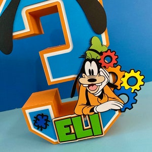 Large Goofy Theme 3D Letters or Numbers | Goofy Party Theme | Goofy ...