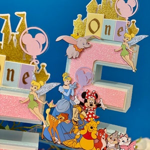 Vintage Disneyworld 3D Letters | Disney Party Theme | Princess Birthday ...