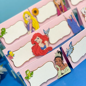 Princess Party Food Labels | Food Tents | Disney Princess Party ...